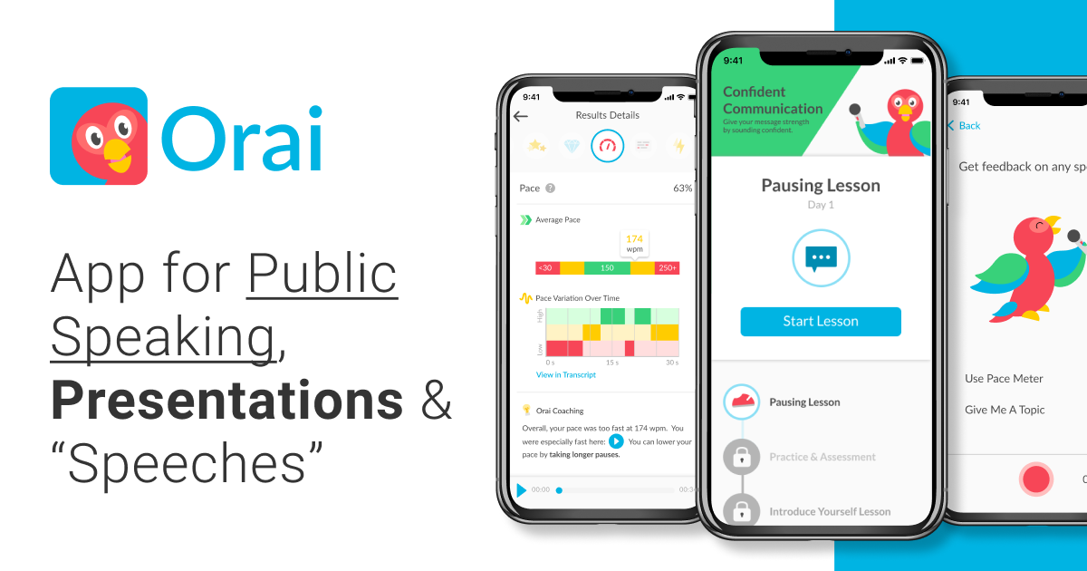 Orai | AI-powered app for practicing your presentations